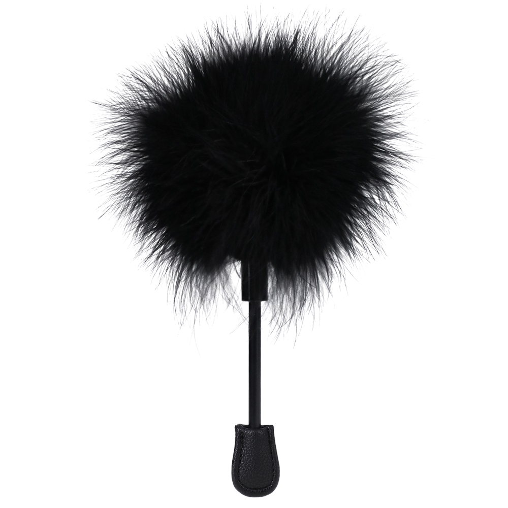 Feather Tickler In A Bag Black - Sex Toy Store For Adults